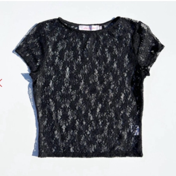 Lisa Says Gah | Tops | Alex Lace Tee Lisa Says Gah Caviar Lace | Poshmark